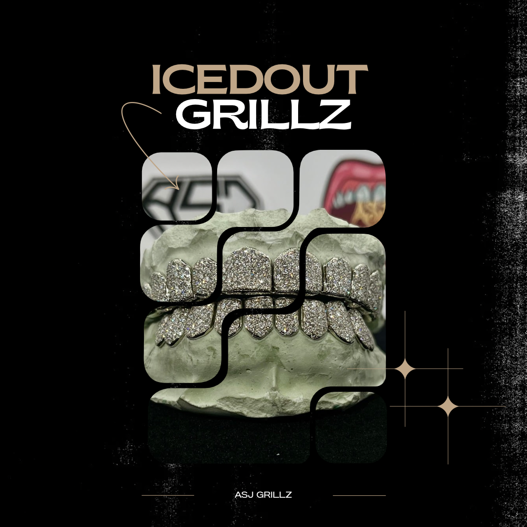 Iced-Out Grillz Collection | VVS Diamonds, Moissanites & Gemstones ...